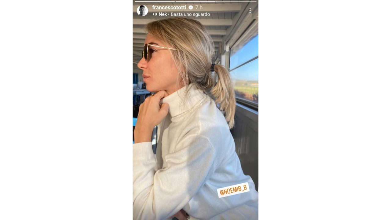 Totti presenta Noemi su Instagram: la prima storia con la nuova fiamma